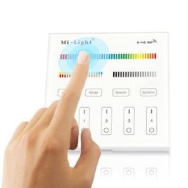MiLight T4 Wireless LED Controller 4-Zone RGB+CCT Smart Panel Control